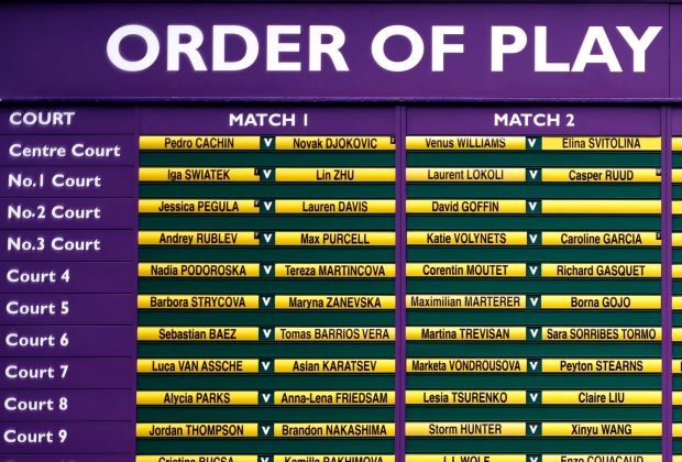 Today’s Wimbledon Order of Play: Key Matches and Schedule – Invisiverse ...