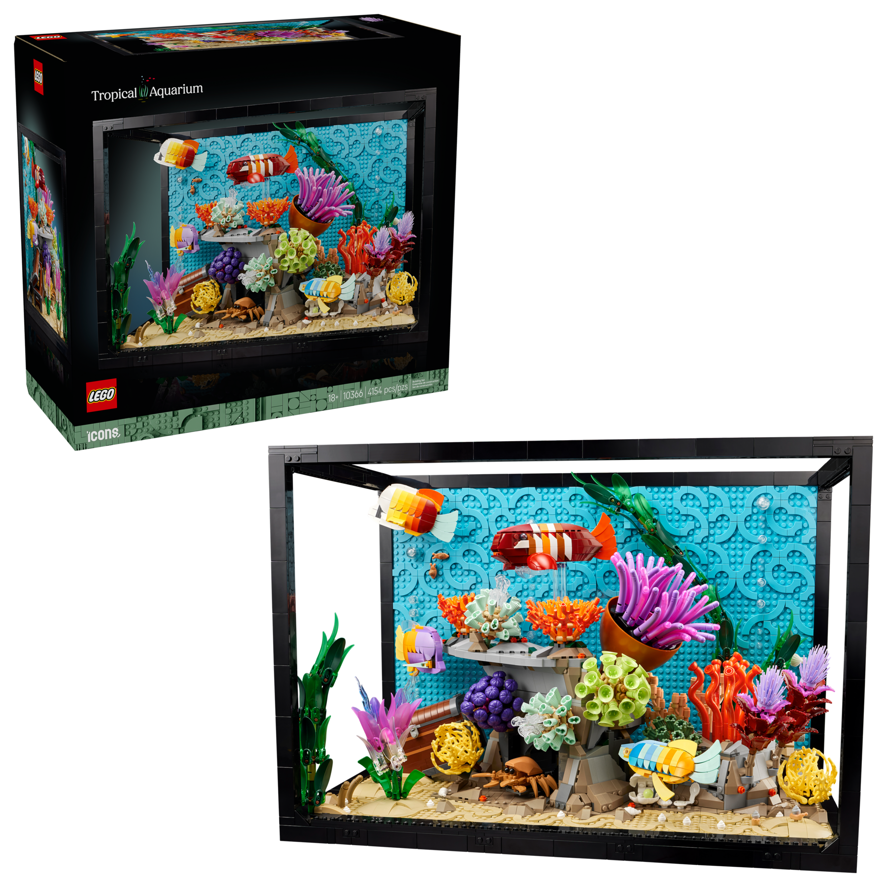 Discover the LEGO Icons 10366 Tropical Aquarium Set – Invisiverse News