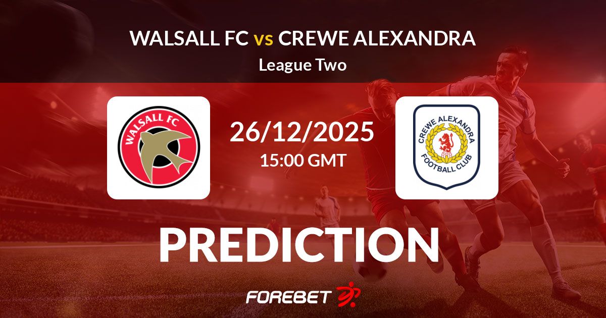 Walsall vs Crewe Alexandra: A Clash to Watch This Weekend – Invisiverse ...