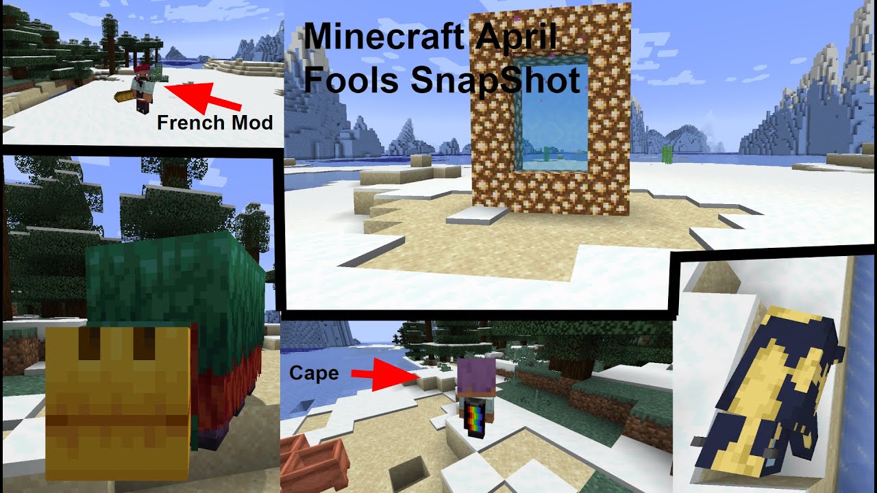 Minecraft April Fools Snapshots: How to Play and What’s Available ...